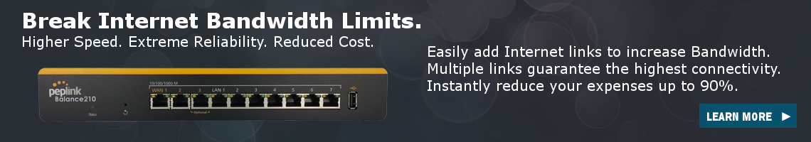 Peplink Dual-WAN, Multi-WAN Internet Link Load Balancing Routers ...